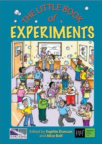Book cover illustration for The Little Book Of Experiments! - The ...